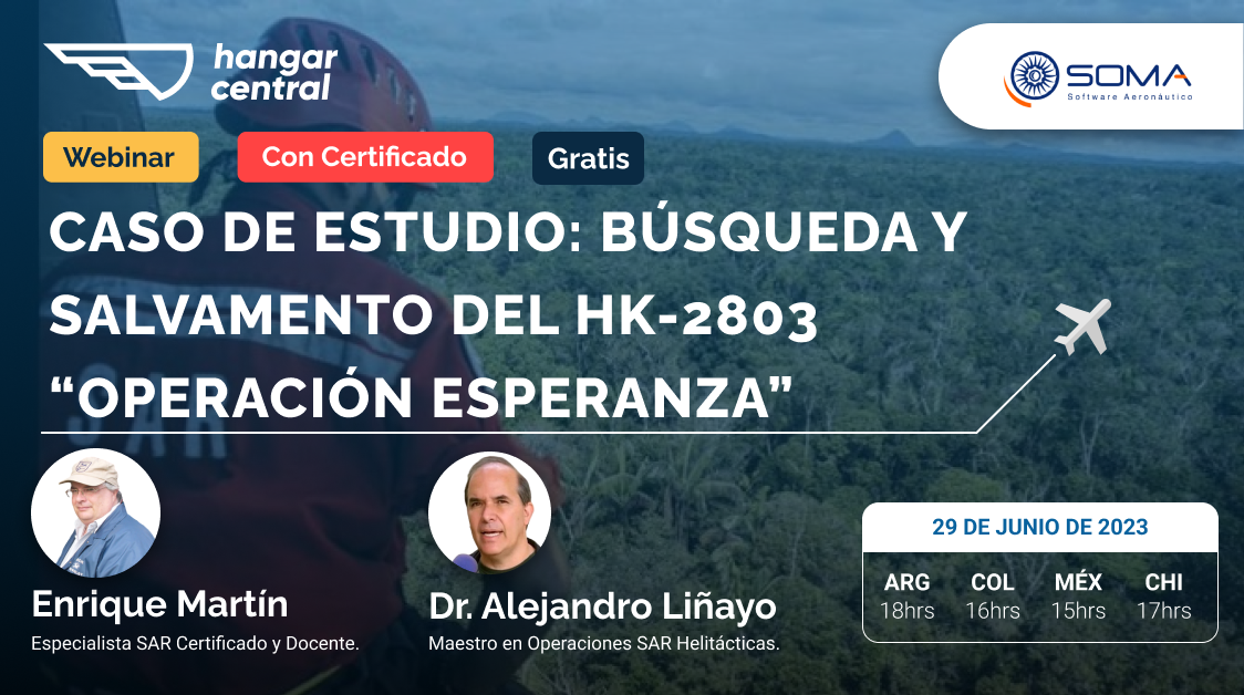 WEBINAR: Caso de Estudio: Búsqueda y Salvamento del HK-2803 “Operación ...